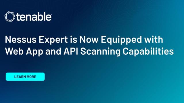 Tenable、Nessus Expert の包括的なウェブアプリおよび API スキャン機能を発表 - プレスリリース | Tenable®
