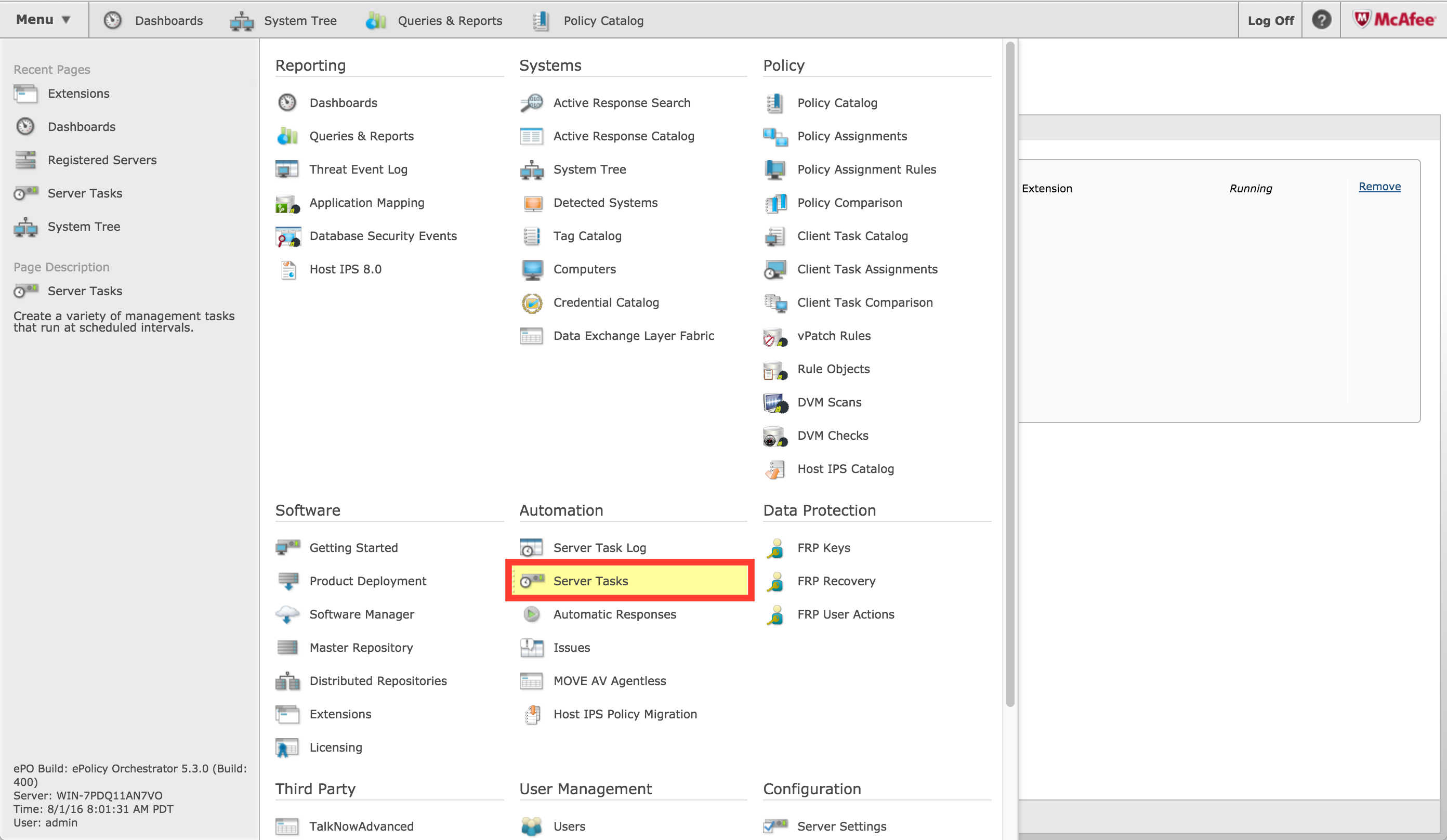 Tenable SecurityCenter and McAfee ePolicy Orchestrator Integration ...